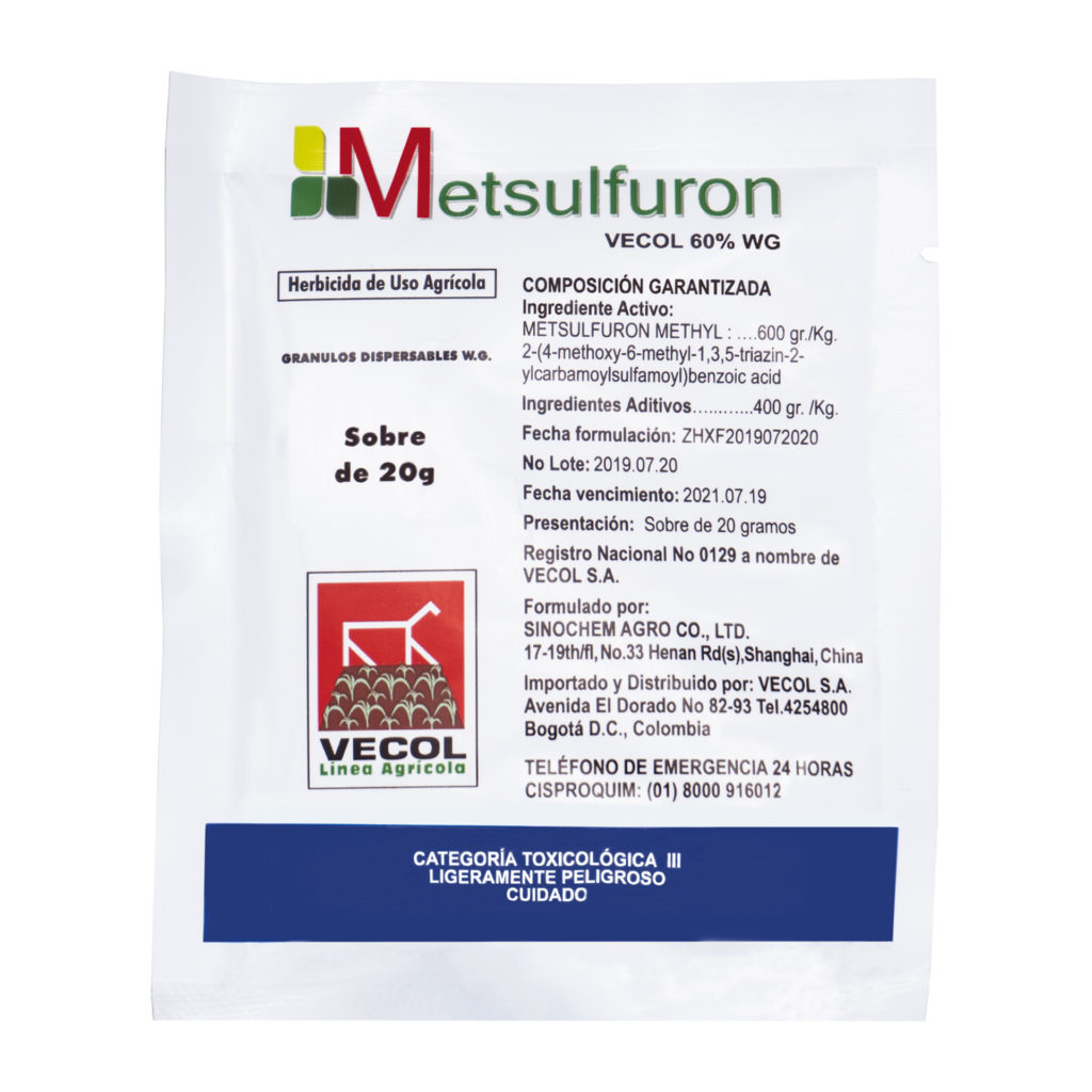 Metsulfuron Vecol 60 % WG - VECOL