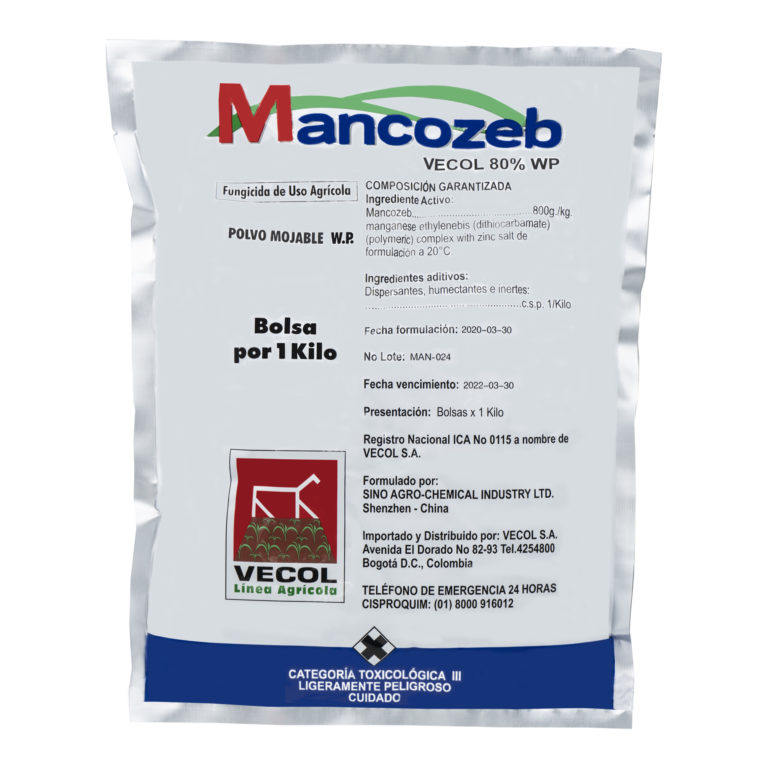 Mancozeb Vecol 80% WP - VECOL